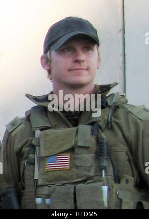 U.S. Navy Chief (Select) Operations Specialist left, introduces Capt ...