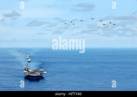 USS Kitty Hawk, USS Cowpens, USS Mustin, USS Curtis Wilbur, and USNS ...