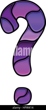 stained glass font, question mark Stock Vector Image & Art - Alamy