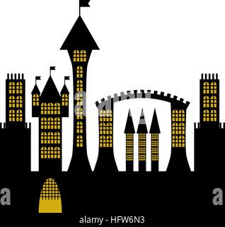 Isolated medieval castle building Stock Vector Image & Art - Alamy