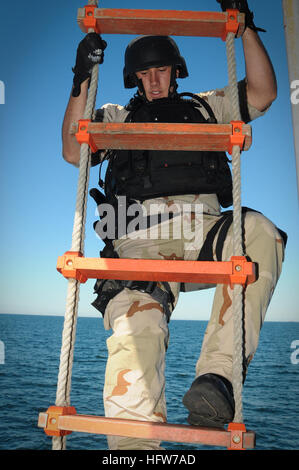 Jacob's ladder, Military Sealift Command, ocean surveillance ship ...