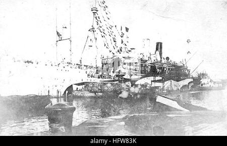 USS Princess Matoika with barge c. 1918 Stock Photo - Alamy
