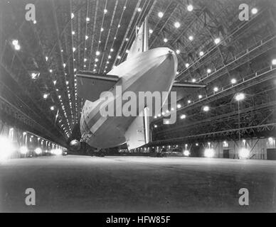 USS Macon at Hangar One Stock Photo - Alamy