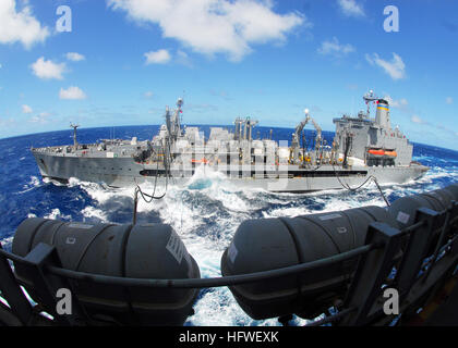 USNS Pecos, USS Halsey, and USS Peleliu conduct an underway ...