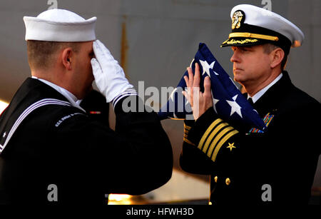 burial at sea, IKE, USS Dwight D. Eisenhower Stock Photo - Alamy