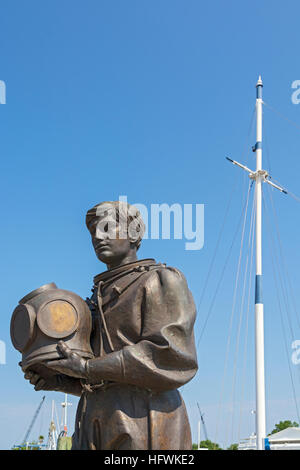 Sponge Diver Memorial, Tarpon Springs, Florida, Memorial, USA Stock ...