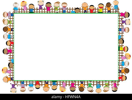 Colored frame for children Stock Photo - Alamy