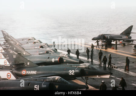 French aircraft carrier Foch Stock Photo - Alamy