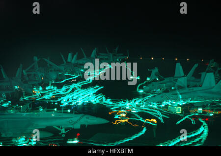 USS Kitty Hawk conducts flight operations in the Philippine Sea ...