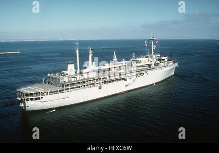 An aerial view of the Point Loma submarine base with two floating dry ...