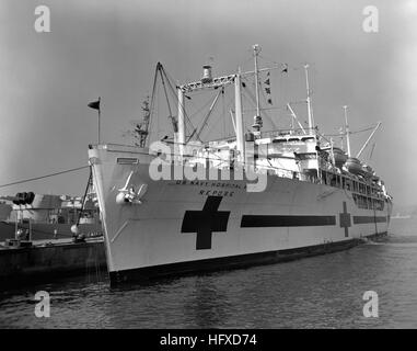 USS Repose AH-16 Yokosuka 1952 Stock Photo - Alamy