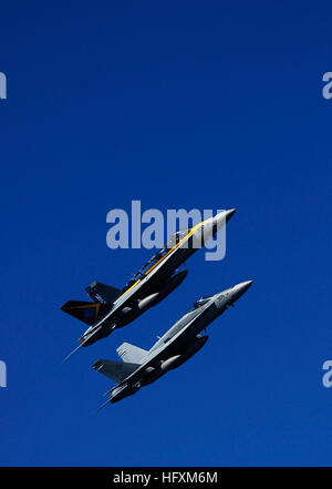 F/A-18C Hornets, Strike Fighter Squadron (VFA) 146, USS John C. Stennis ...