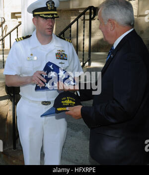 US Navy U.S. Navy Cmdr. steps aboard USS Constitution prior to becoming ...