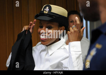 US Navy Hospital Corpsman smiles proudly after reciting the Oath of ...