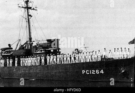 USS PC-1264 in port Stock Photo - Alamy