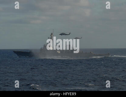 Two SH-60B Sea Hawk helicopters of Light Helicopter Anti-submarine ...