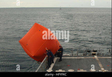 Launch an inflatable 'killer tomato' target in preparation for weapons ...