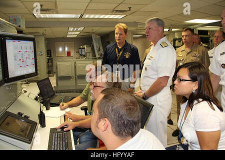 U.S. Coast Guard Chief Machinery Technician Danny Dupepe, standing ...