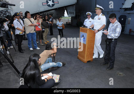 CVN 73, GW, interview, Laem Chabang, Thai media, Thailand, USS George ...