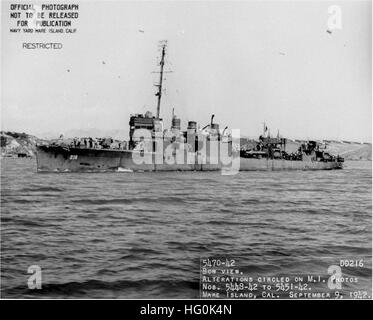 USS JOHN D. EDWARDS (DD-216 Stock Photo - Alamy