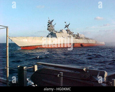 USS Caron sinking Stock Photo - Alamy