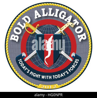 US Navy The official logo of the amphibious exercise Bold Alligator ...