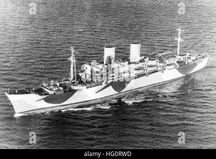 USS General W. P. Richardson (AP-118) docks at New York City (USA) on 7 ...