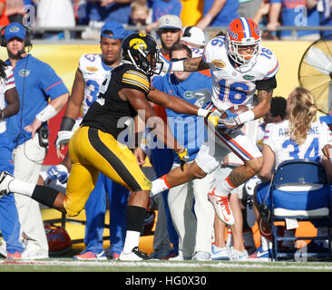 Florida wide receiver Freddie Swain runs a drill at the NFL football ...