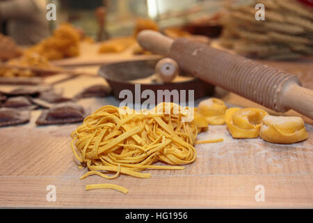 Tortellini, Tagliatelle Italian Pasta, Cutter Rolling Pin, Sheaves of ...