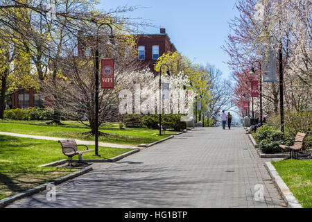 Worcester Polytech campus Worcester, Massachusetts Stock Photo - Alamy