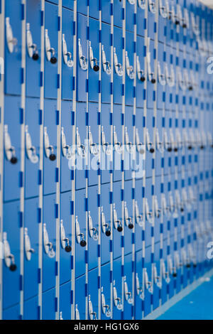 Lockers at a temporary ice rink at the Tower Of London Stock Photo - Alamy