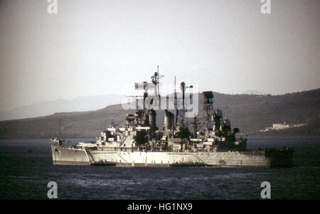 USS Springfield CLG-7 Souda Bay 1972 Stock Photo - Alamy