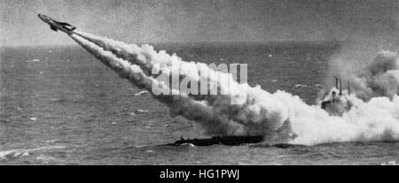 USS Tunny SSG-282 Regulus1 launch NAN9-58 Stock Photo - Alamy