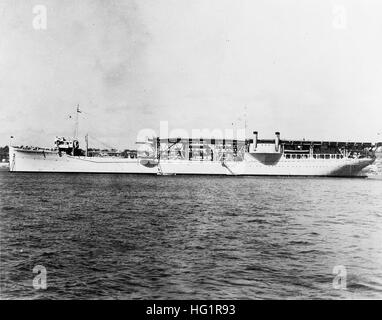USS Langley AV3 1937 Stock Photo - Alamy