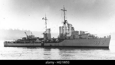Uss Cushing DD-376 Stock Photo - Alamy