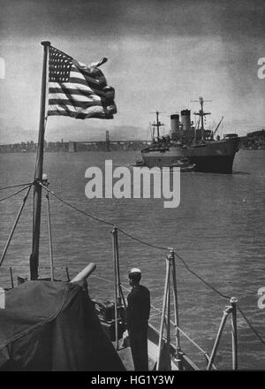 USS General W. A. Mann (AP-112) in the 1940s Stock Photo - Alamy