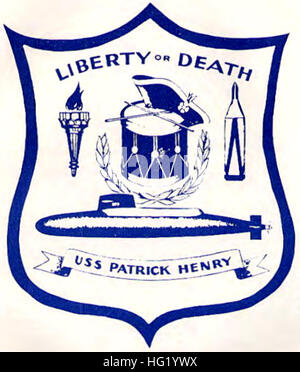 USS Patrick Henry (SSBN-599), a U.S. Navy ballistic missile submarine ...