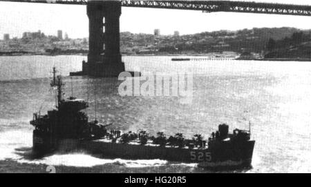 USS St. Francis River (LSMR-525) underway c1966 Stock Photo - Alamy