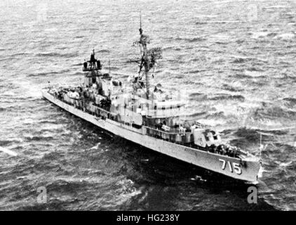 The USS William M. Wood (DD-715), a Fletcher-class destroyer, was used ...
