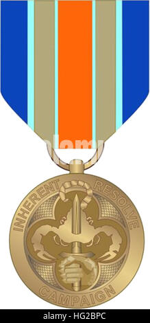 Inherent Resolve Campaign Medal Stock Photo - Alamy