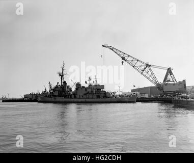 USS McCaffery (DD-860) in port in the 1960s Stock Photo - Alamy