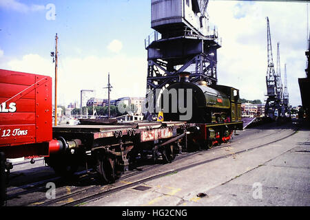 Saddle tank steam engine at GWR Museum Coleford Gloucestershire UK ...