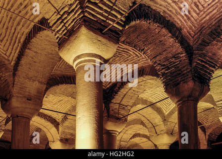 The Cistern of Philoxenos or Binbirdirek Cistern, a man-made ...