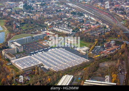 Aerial view, ALDI-Süd,ALDI-south, headquarters discounters, Mülheim an ...