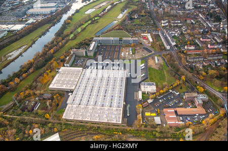 Aerial view, ALDI-Süd,ALDI-south, headquarters discounters, Mülheim an ...