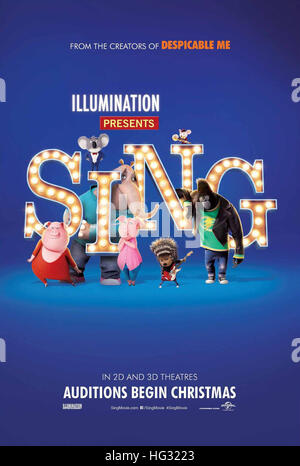 SING 2, from left: Ash (voice: Scarlett Johansson), Clay Calloway ...