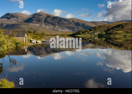 Arkle reflected in Loch Stack, by Achfary, Reay Forest Estate ...