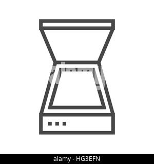 Scanner Simple vector icon. Illustration symbol design template for web ...