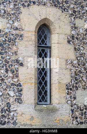 Arrow slit window in old brick castle wall Stock Photo - Alamy