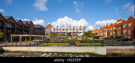 Old Woking, Surrey, UK. Collection of 70 apartments and 18 townhouses ...
